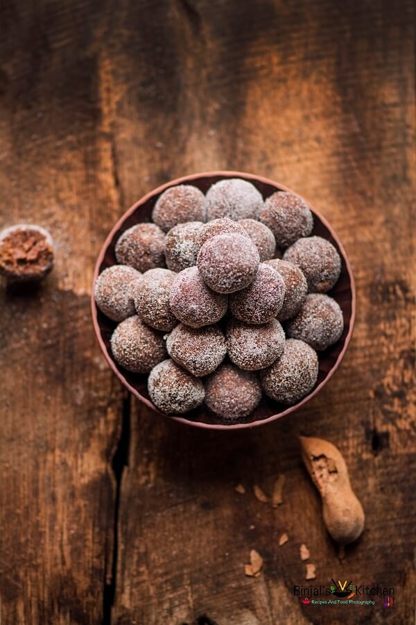 Tamarind Candy (Imli Ki Goli) - Binjal's VEG Kitchen